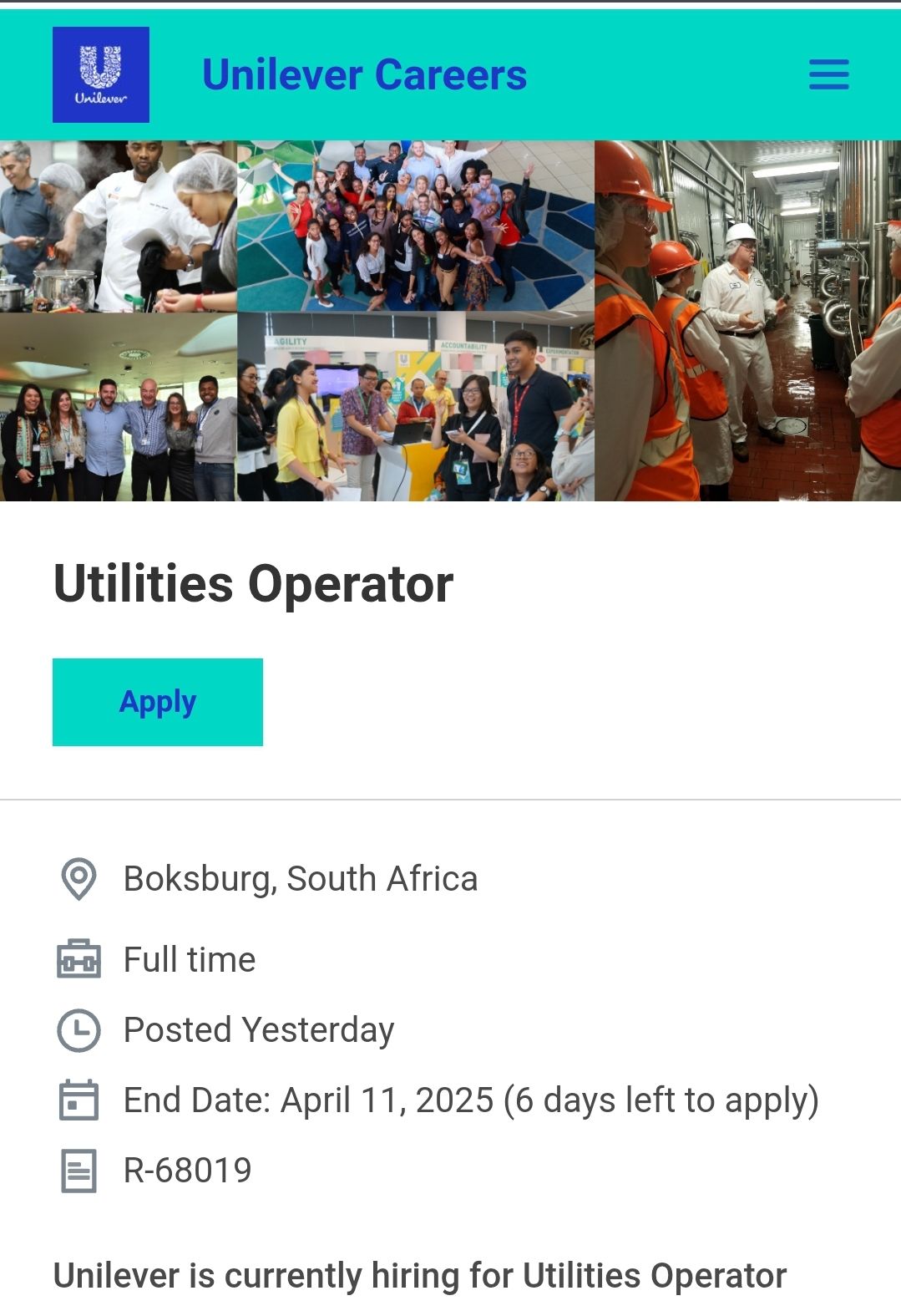 Utilities Operator - Jobspress